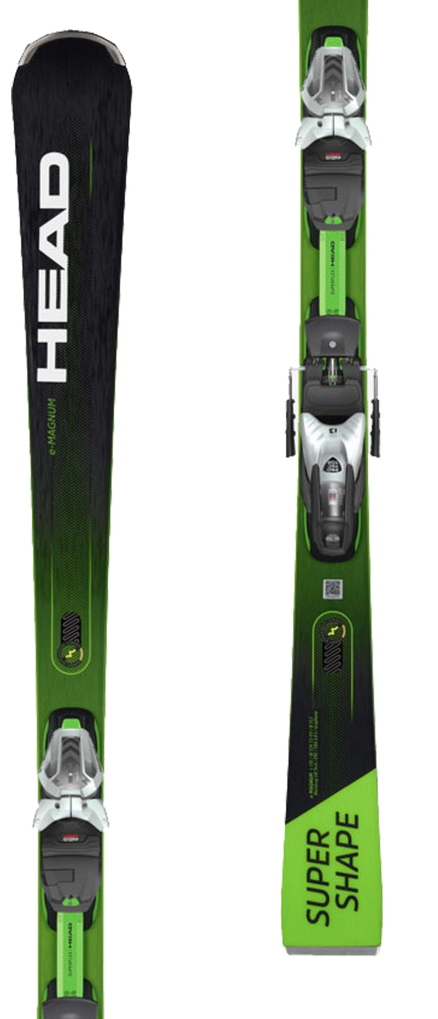 Head Fekete - Zöld 2022 Head Supershape e-Magnum síléc Head PRD12 GW ...